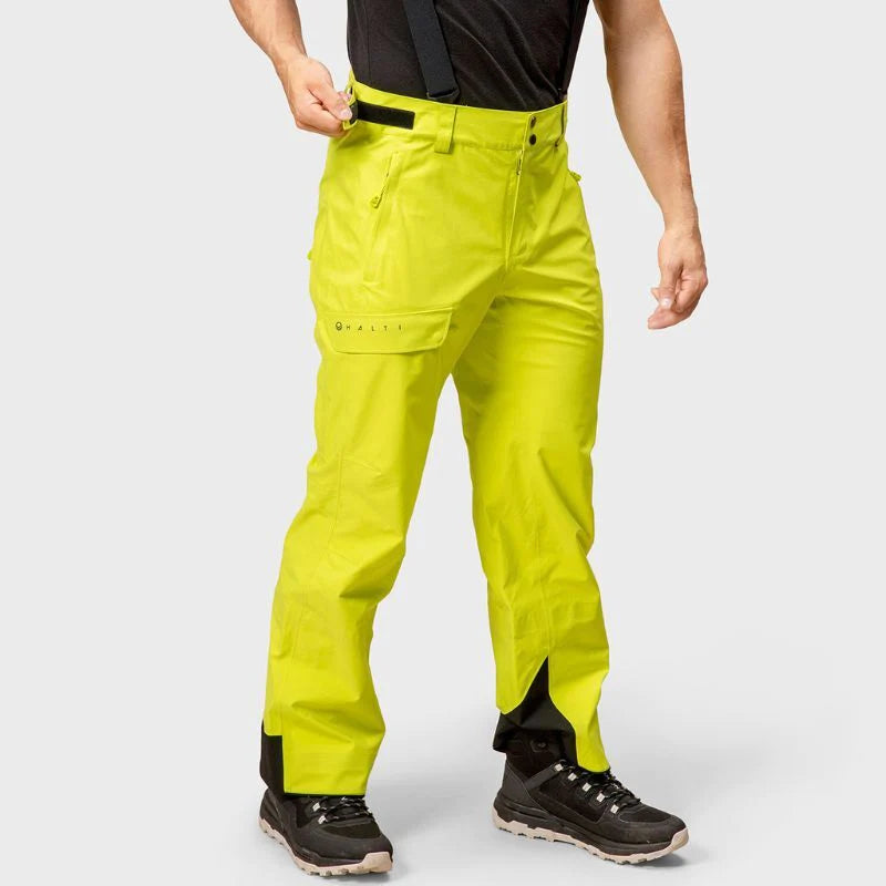 Halti Settler Mens 3 Layer Drymax Ski Pants - Sulphur Spring Yellow, M ...